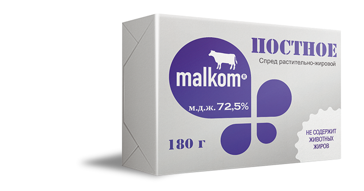 РАСТИТЕЛЬНО-ЖИРОВОЙ СПРЕД «MALKOM» ПОСТНОЕ - купить оптом от производителя